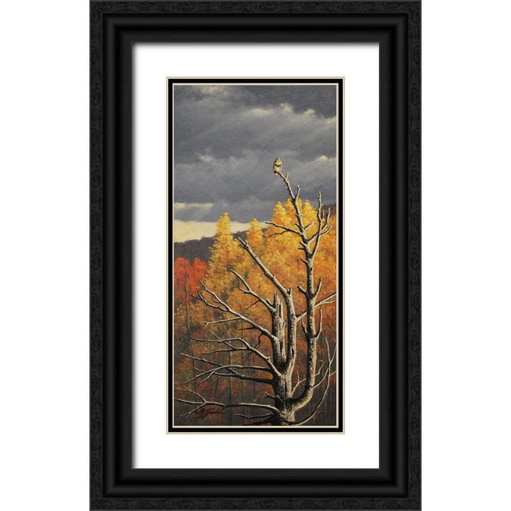 Goebel, Wilhelm 9x14 Black Ornate Wood Framed with Double Matting ...