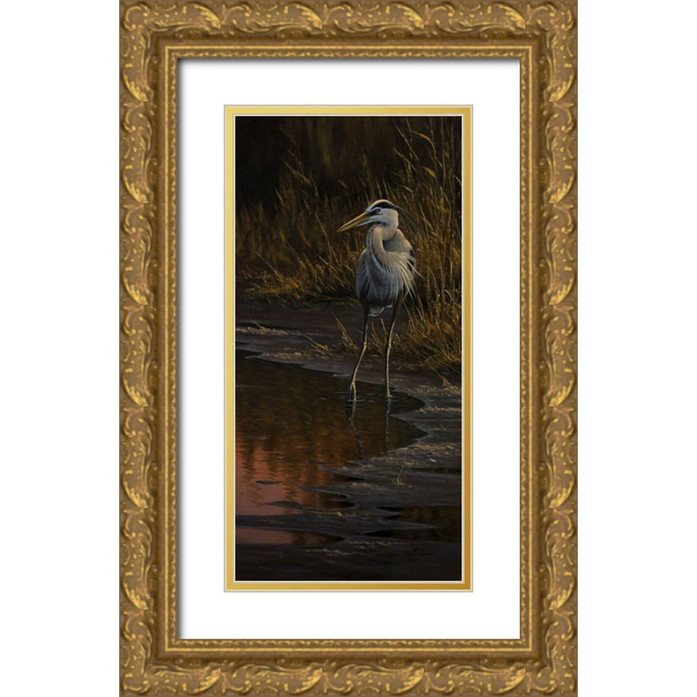 Goebel, Wilhelm 9x14 Gold Ornate Wood Framed with Double Matting Museum ...