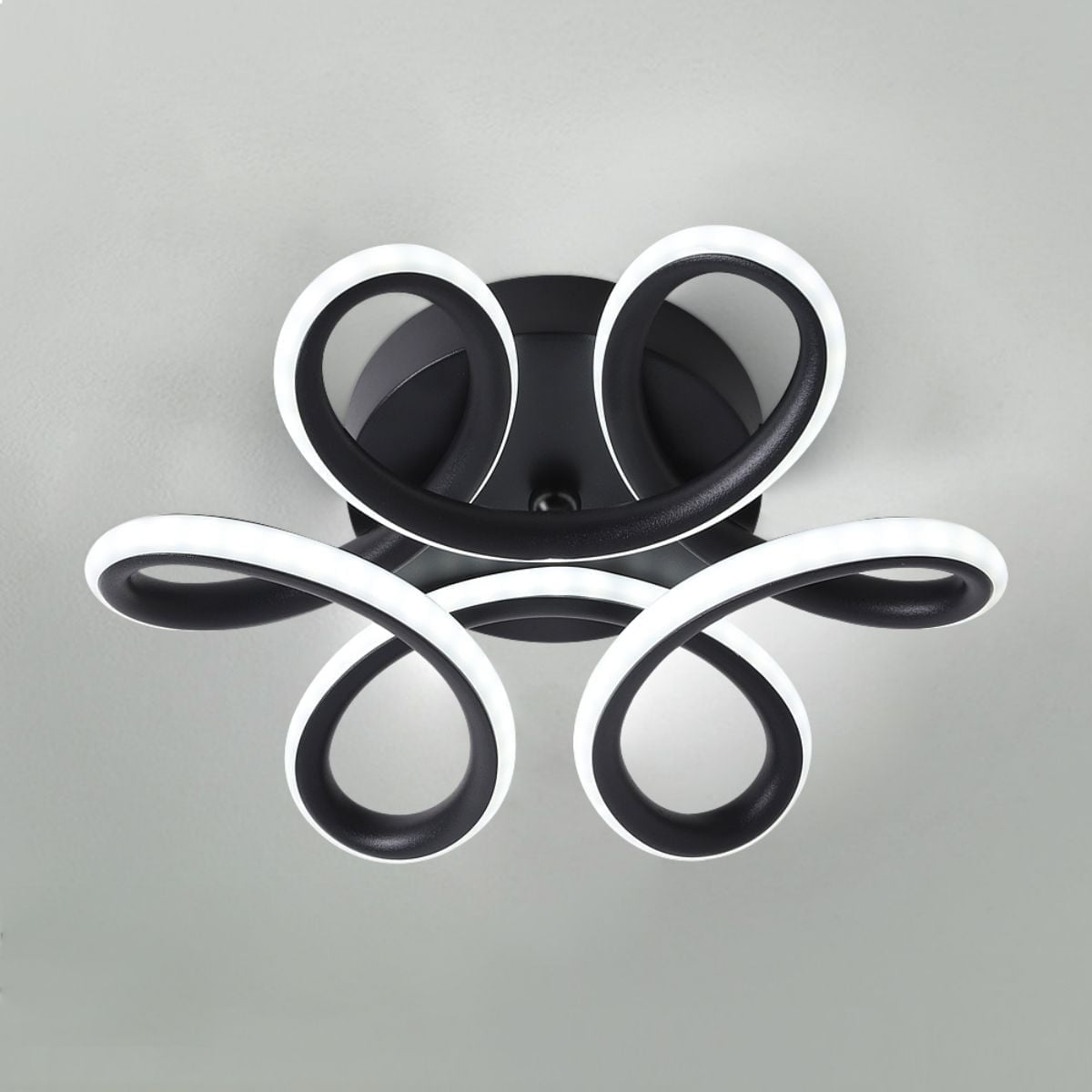 Goeco Acrylic Ceiling Light, 25-Inch Modern LED Ceiling Lamp for ...