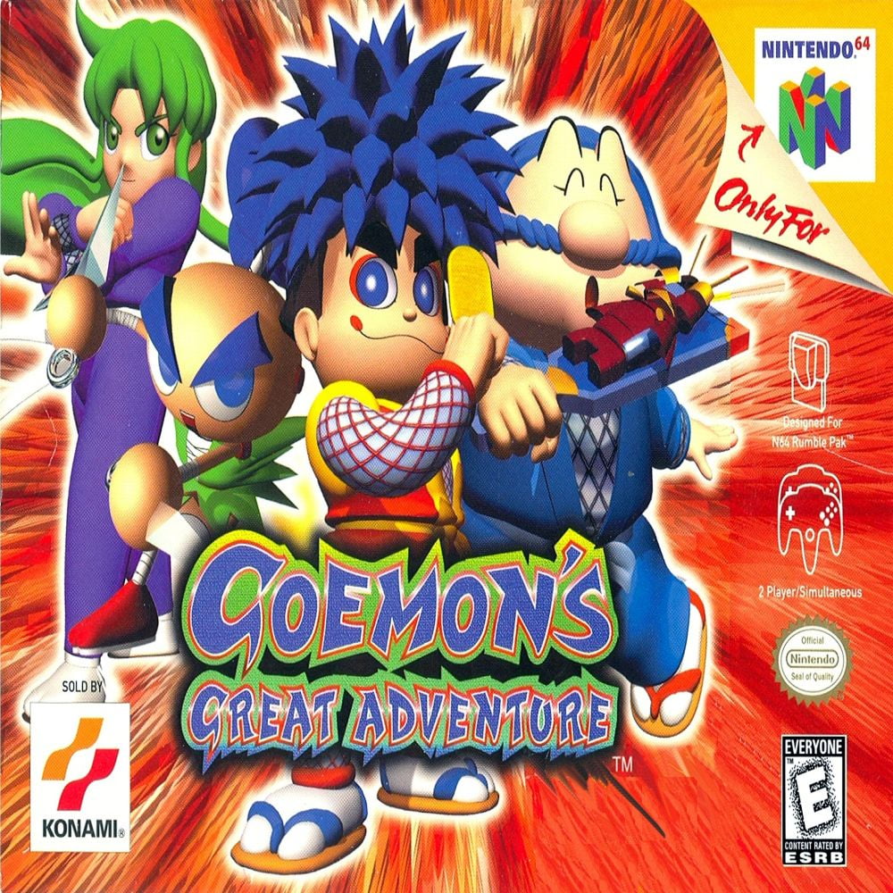 Goemon's Great Adventure N64 Game,US Version - Walmart.com