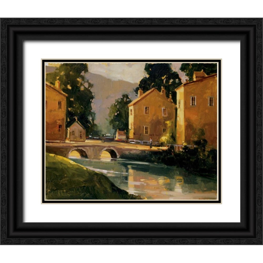 Goerschner, Ted 14x12 Black Ornate Wood Framed with Double Matting ...