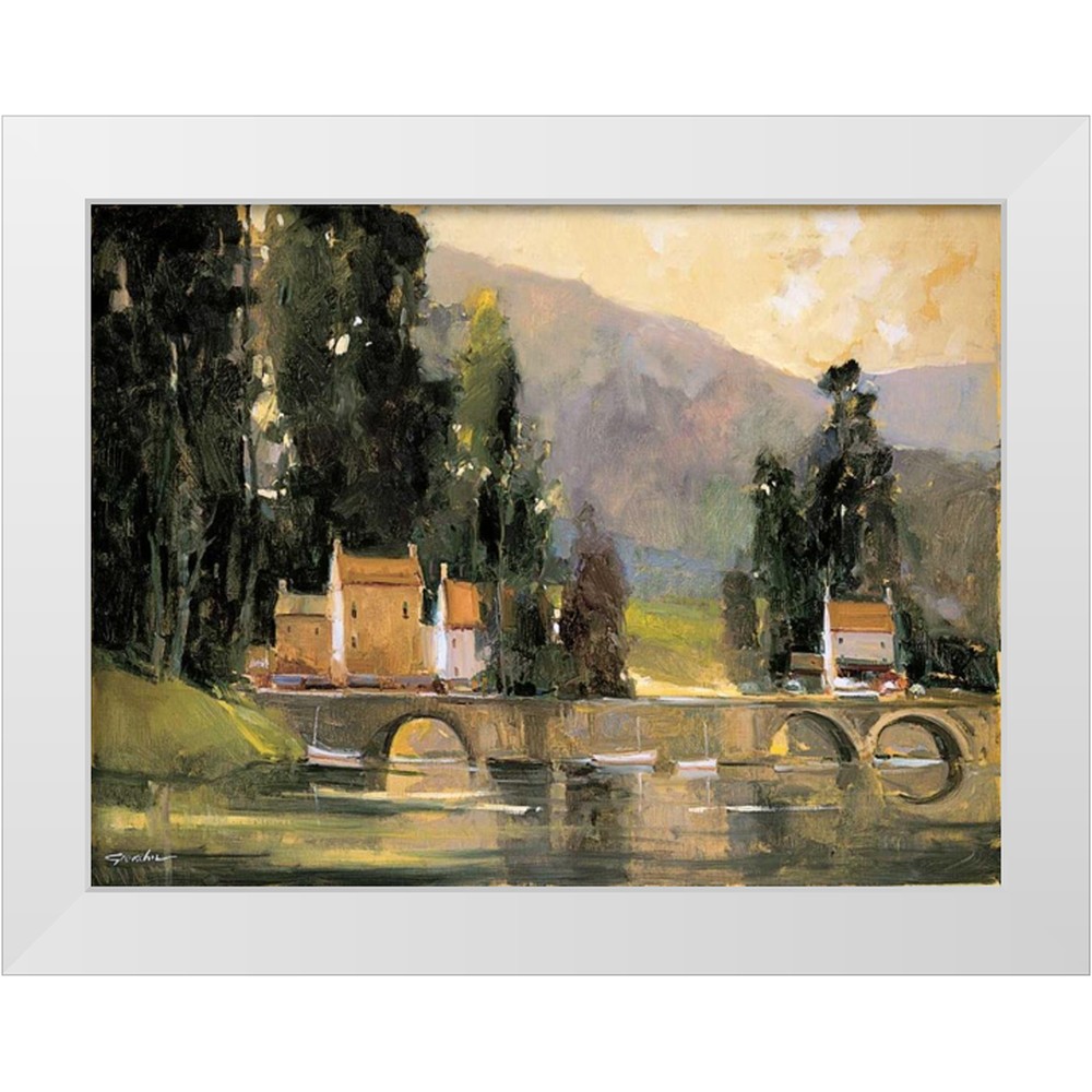 Goerschner, Ted 18x15 White Modern Wood Framed Museum Art Print Titled ...
