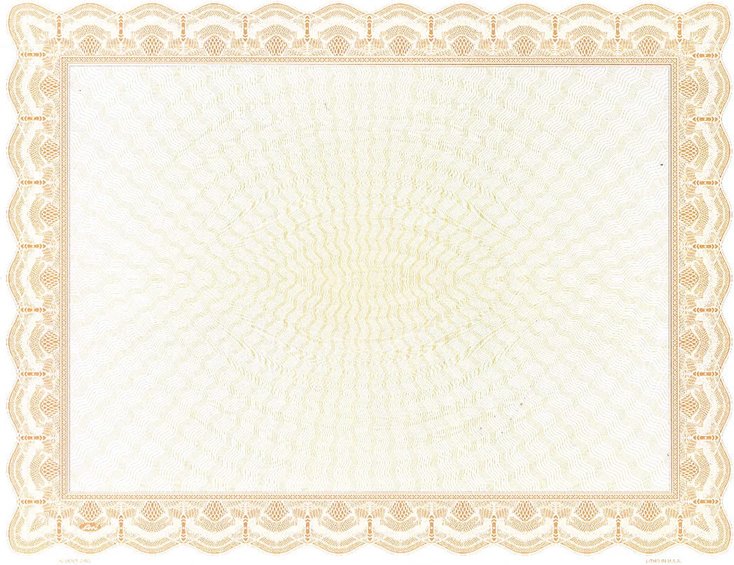 Goes 2463 Bison Series Blank Certificate | Pack of 500 - Walmart.com