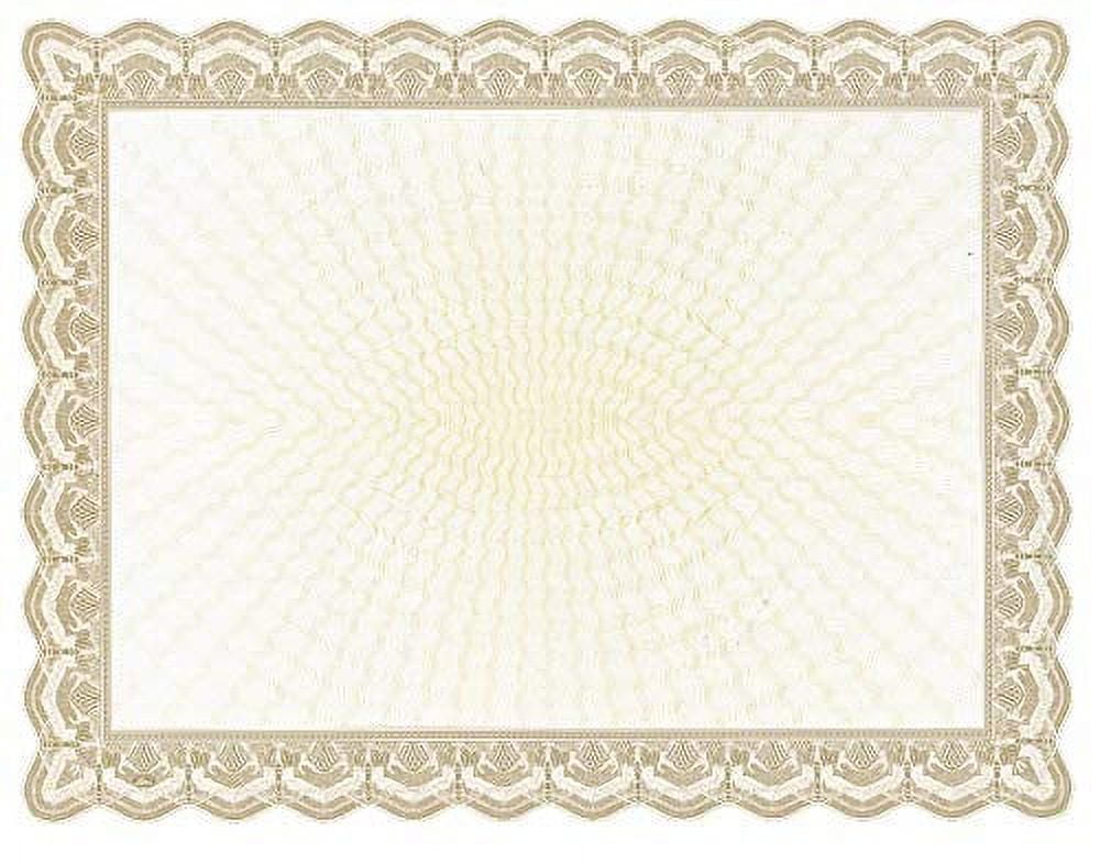 Goes 3463 Bison Series Blank Certificate | Pack of 500 - Walmart.com