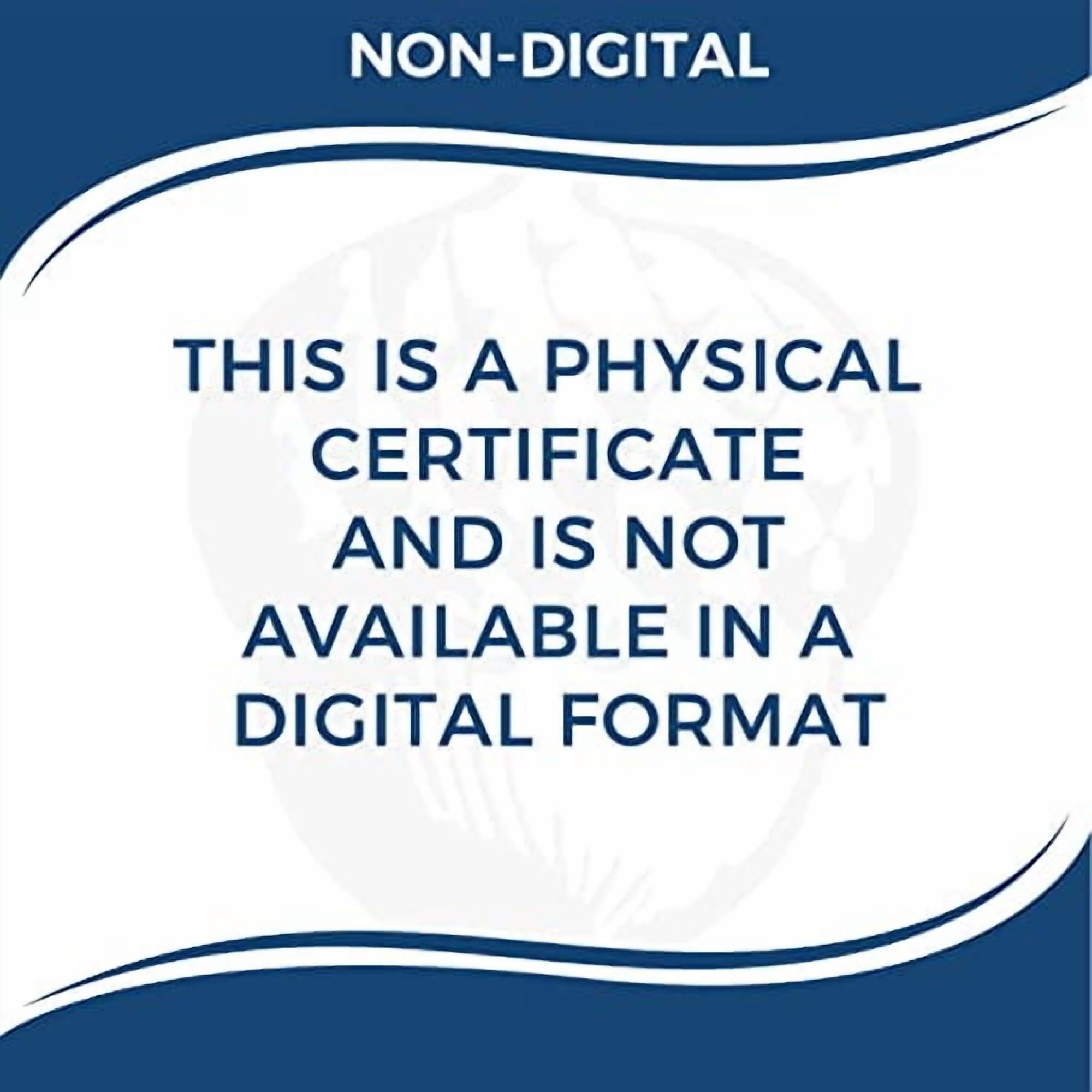 Goes 390 No Par Value Stock Certificate, Certificate Stock, Size 8-1/2 ...