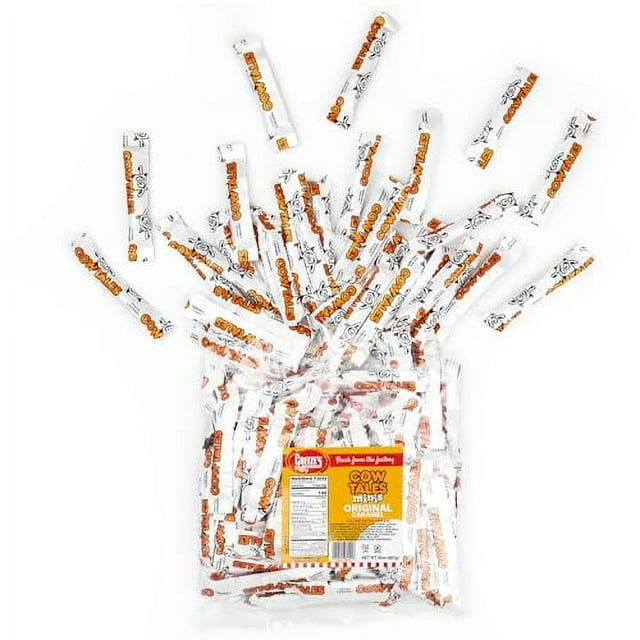 Goetze's Candy Vanilla Cow Tales Minis - 2 Pound Bag - Walmart.com