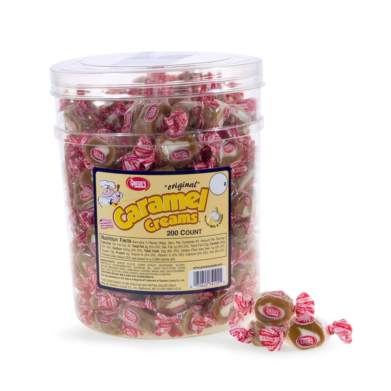 Goetze's Original Caramel Creams 200 ct - Walmart.com