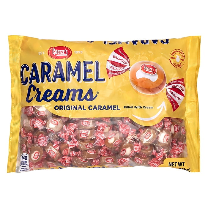 Goetze's Caramel Creams Candy, 48 oz Pack of 3 - Walmart.com