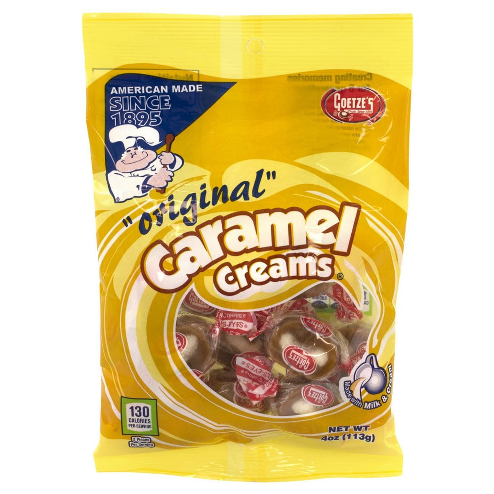 Goetze s Original Caramel Creams 4 Ounce (Pack of 1) - Walmart.com