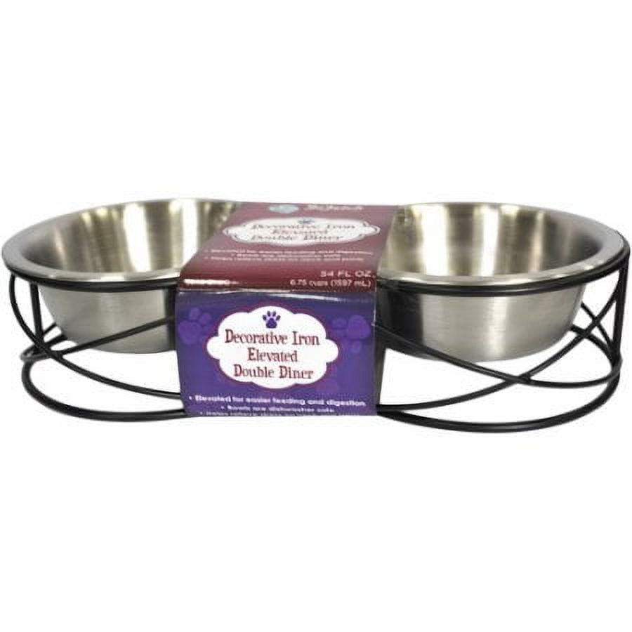 Gofetch Small Iron Bone Diner for Pets, Gray - Walmart.com