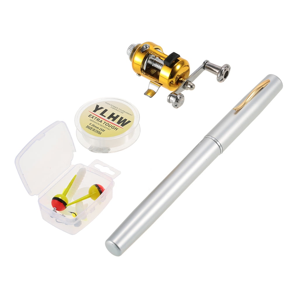 Gofishup Spinning Rod,Pen Rod Pole Combo Set Telescopic Line Soft Lures ...