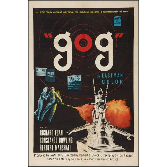 Gog Movie poster Metal Sign 8inx 12in Art Print on Metal 8x12 Multi ...