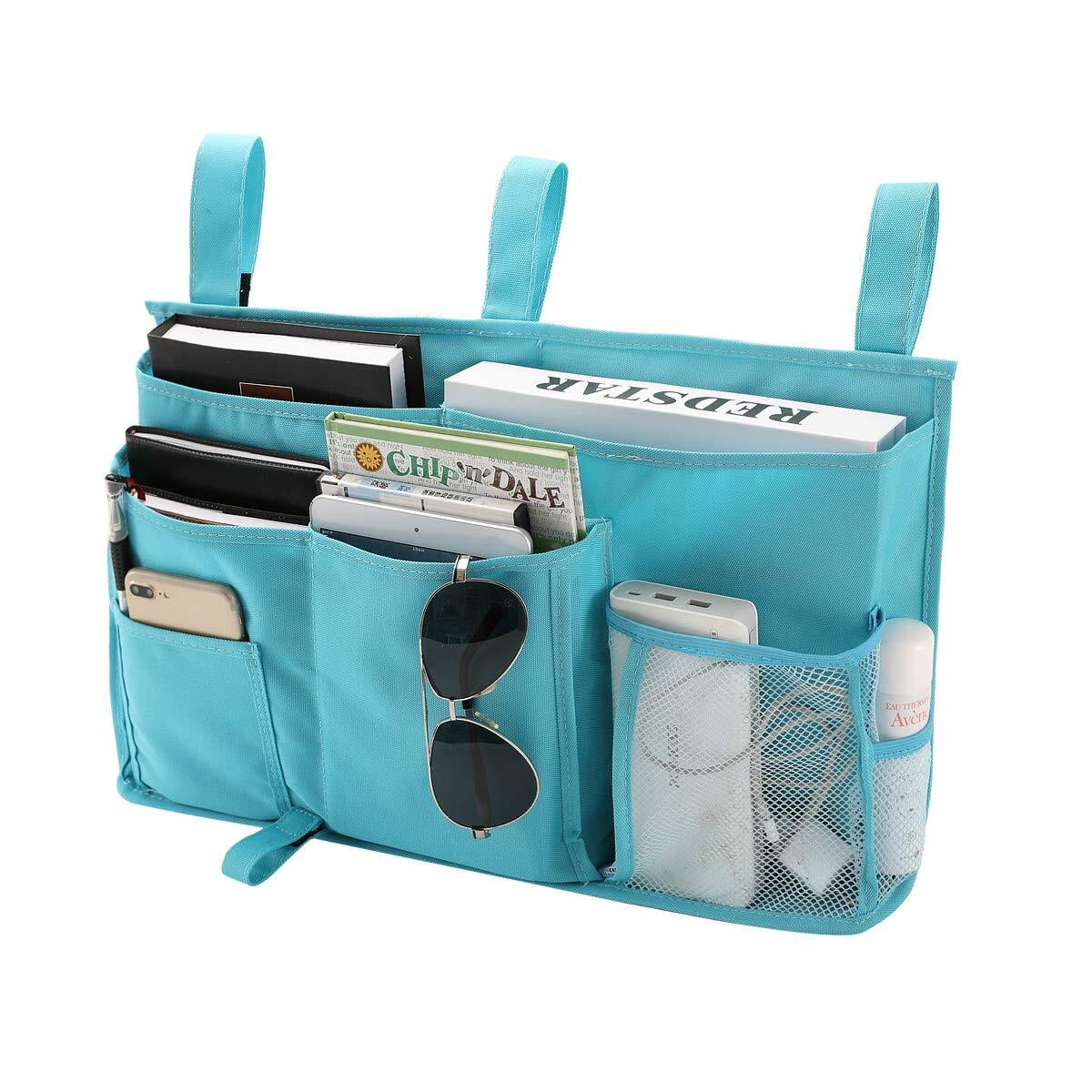 Gogcaro Bedside Caddy - Bunk Bed Organizer, Hanging Storage Bag with 8 ...