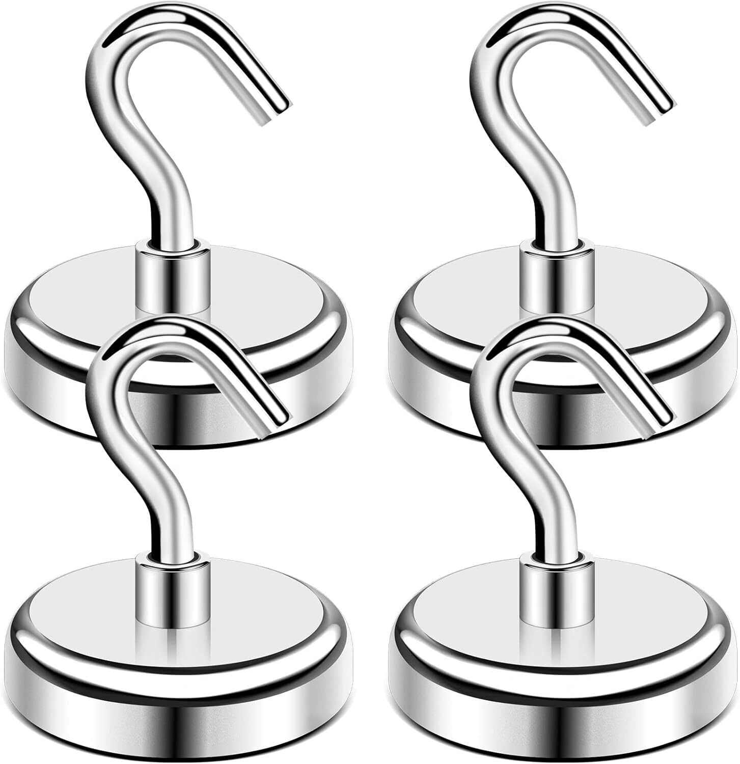 Gogcaro Magnetic Hooks Heavy Duty, 50Lbs+ Super Strong Magnet Hooks for ...