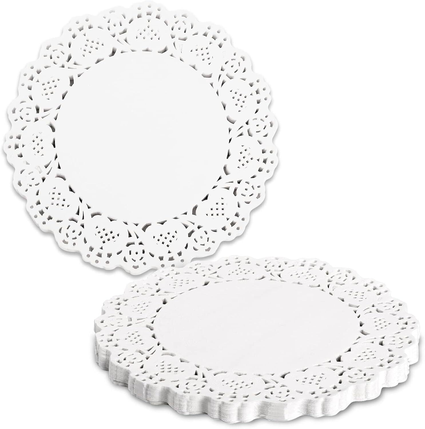 Gogcaro Paper Doilies, 250 Pack White Lace Doilies, 6.5 Inch Doilies ...