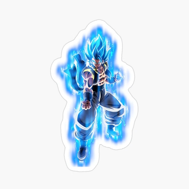 Gogeta Super Saiyan Blue Sticker For Car, Truck Sticker Phone Decal ...