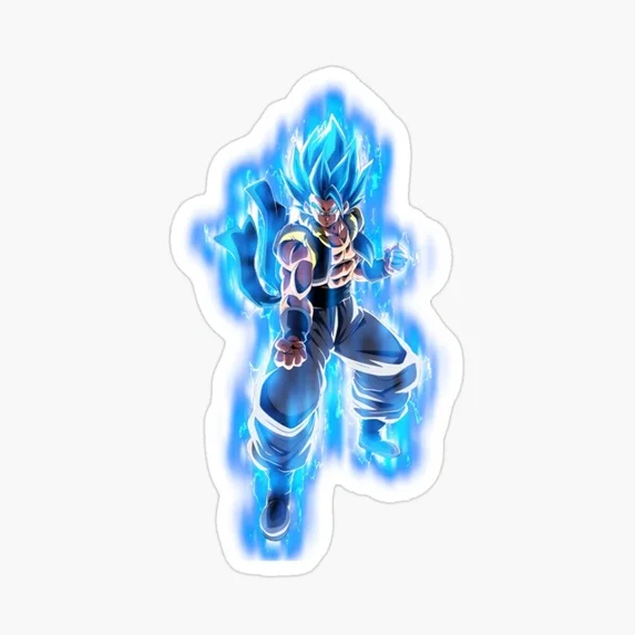 Gogeta Super Saiyan Blue Sticker For Car, Truck Sticker Phone Decal ...