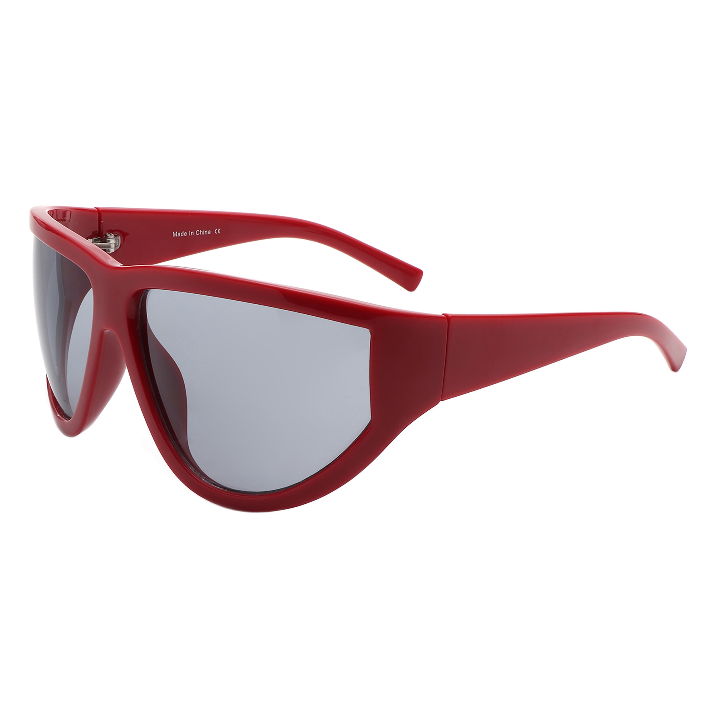 Goggle Style Sunglasses Oversized Shield Wrap Around Unisex Shades ...