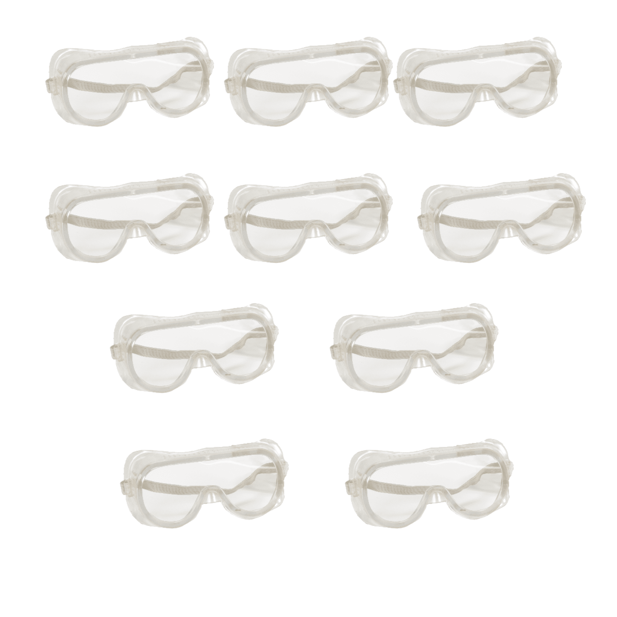 Safety Goggles Small Size with Direct Vents. Pack of 10 - Walmart.com