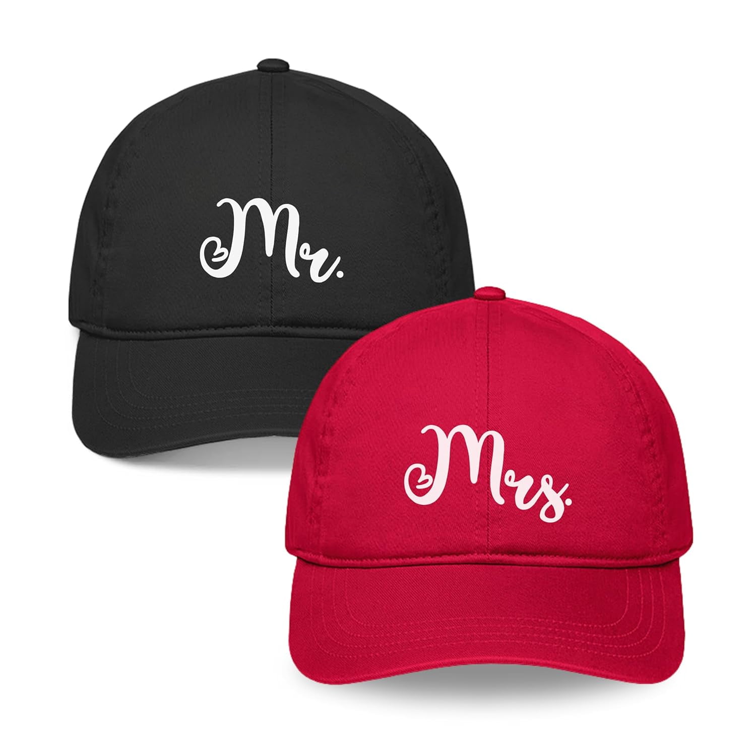 Gogirgit Mr and Mrs Cotton Cap Combo Gift for Couple Bride Groom ...