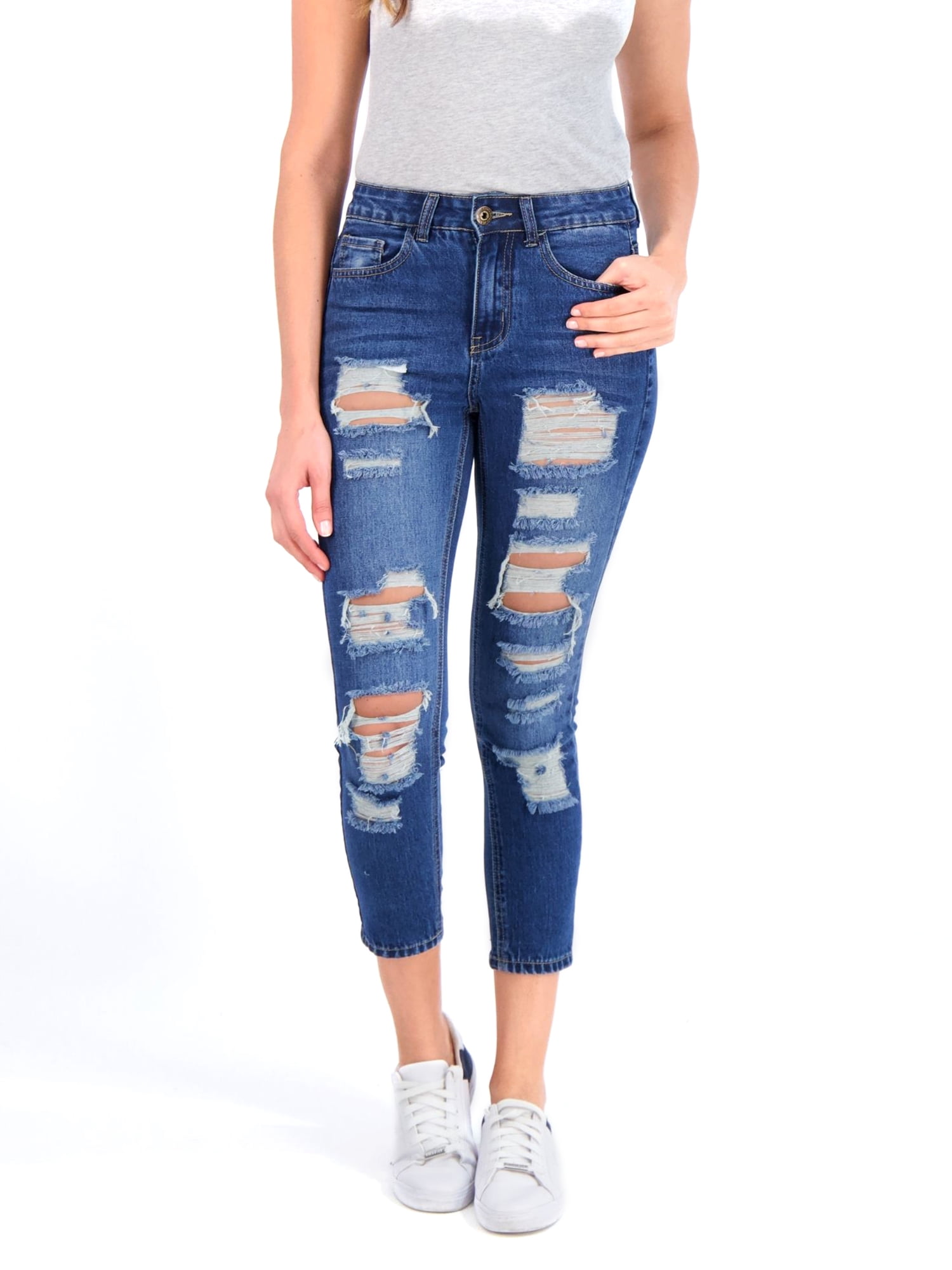Gogo Jeans Women's Juniors Dream Denim Skinny Jean - Walmart.com