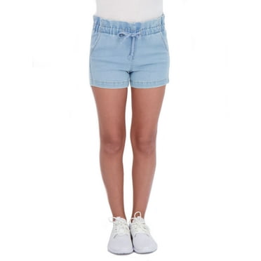 Wonder Nation Girls Midi Length Denim Jean Shorts, Sizes 5-18 & Plus ...
