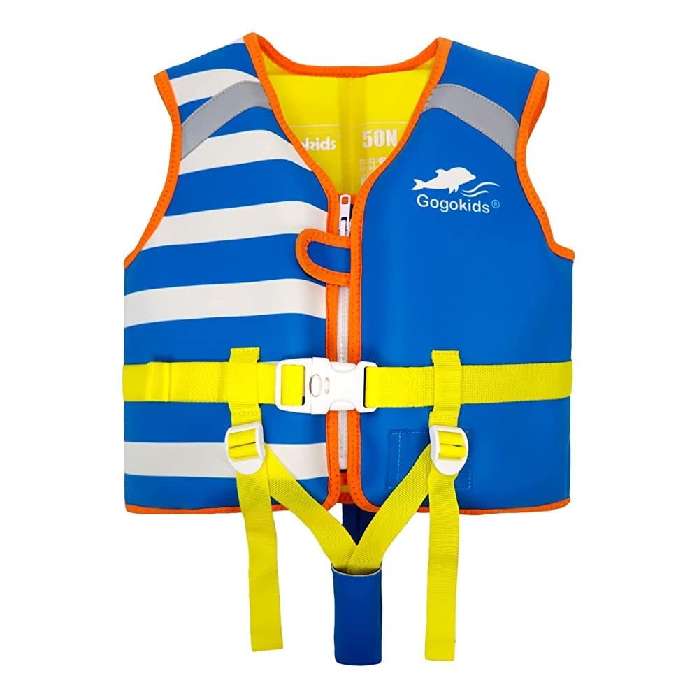 Gogokids Kids Float Life Jacket Swim Vest with Adjustable Safety Strap ...