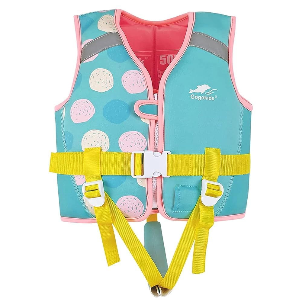 Gogokids Kids Float Life Jacket Swim Vest with Adjustable Safety Strap ...