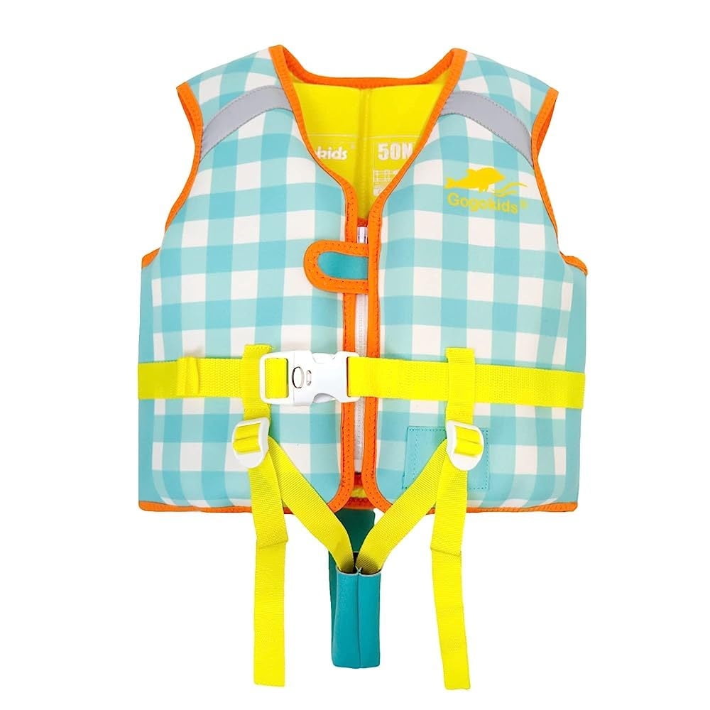 Gogokids Kids Float Life Jacket Swim Vest with Adjustable Safety Strap ...