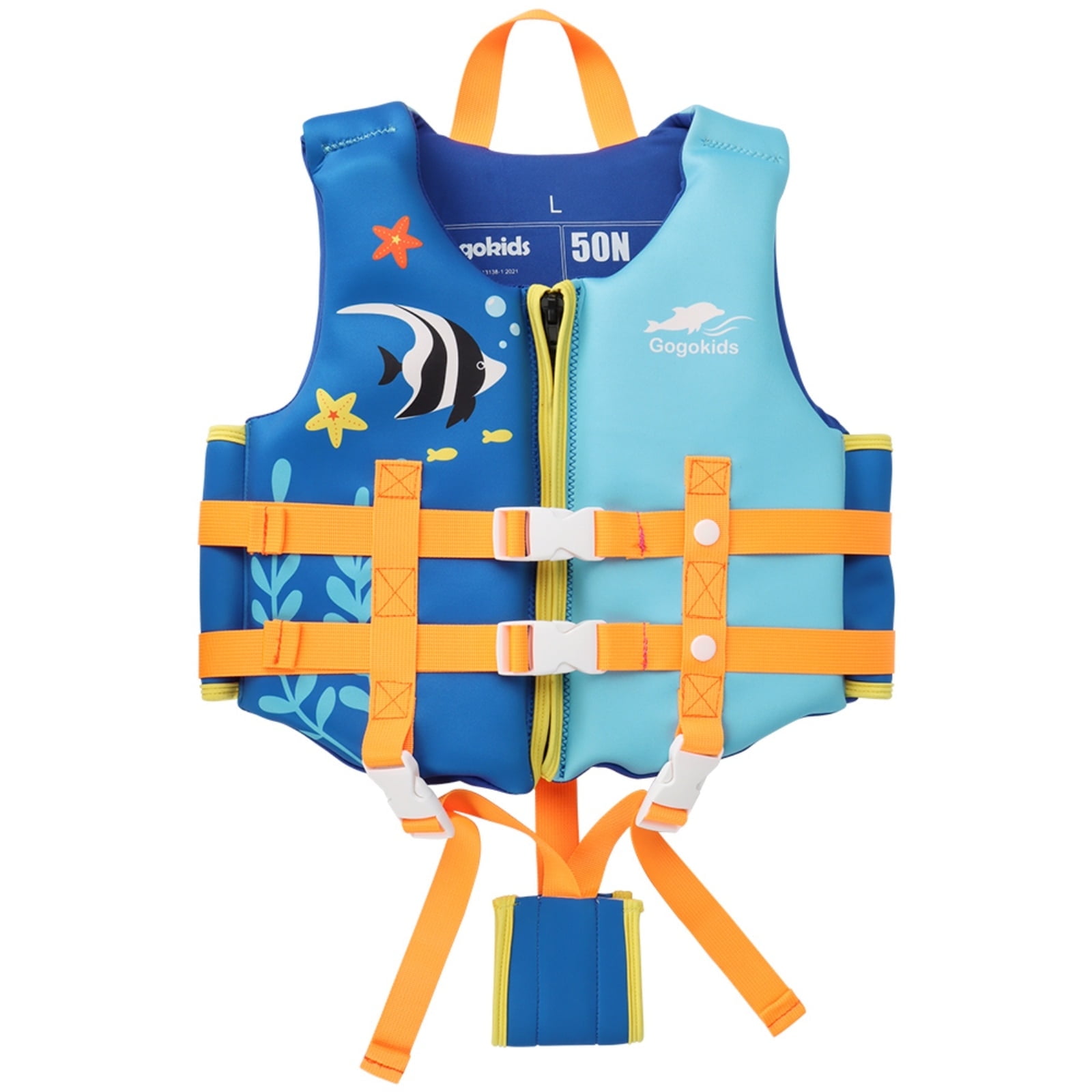 Gogokids Kids Life Jacket, Swim Vest, Adjustable Safety Strap, Pool ...