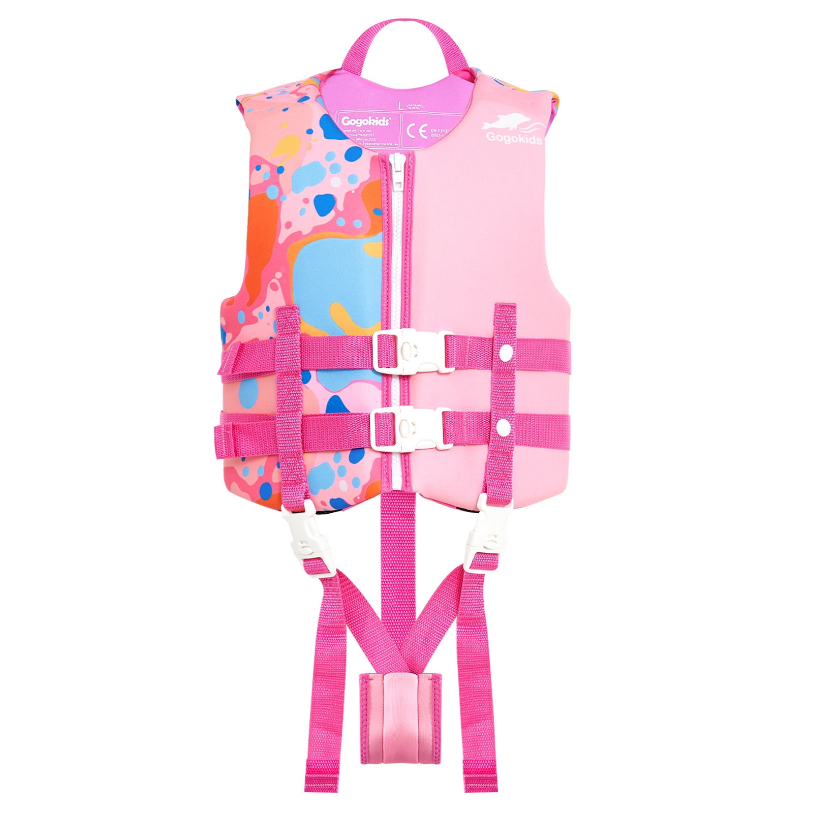 Gogokids Kids Swim Vest, Neoprene and Foam Life Jacket, Adjustable ...