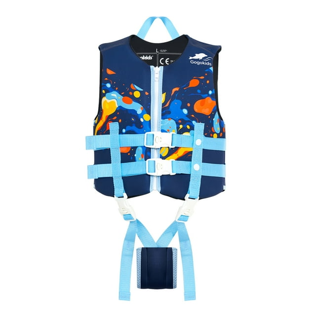 Gogokids Kids Life Jacket Swim Vest with Adjustable Safety Strap ...