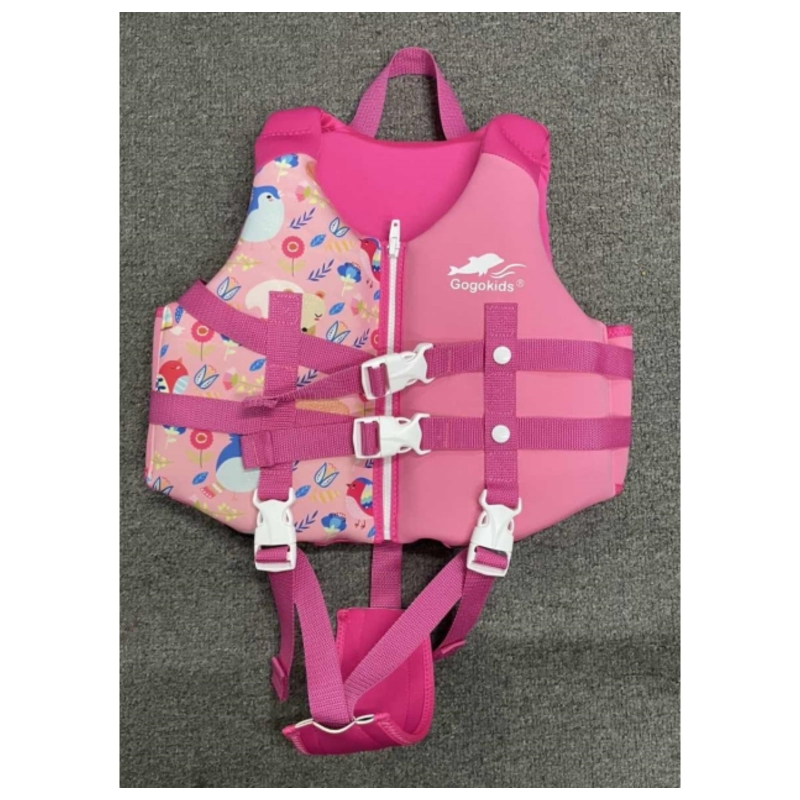 Gogokids Kids Life Jacket Swim Vest with Adjustable Safety Strap ...