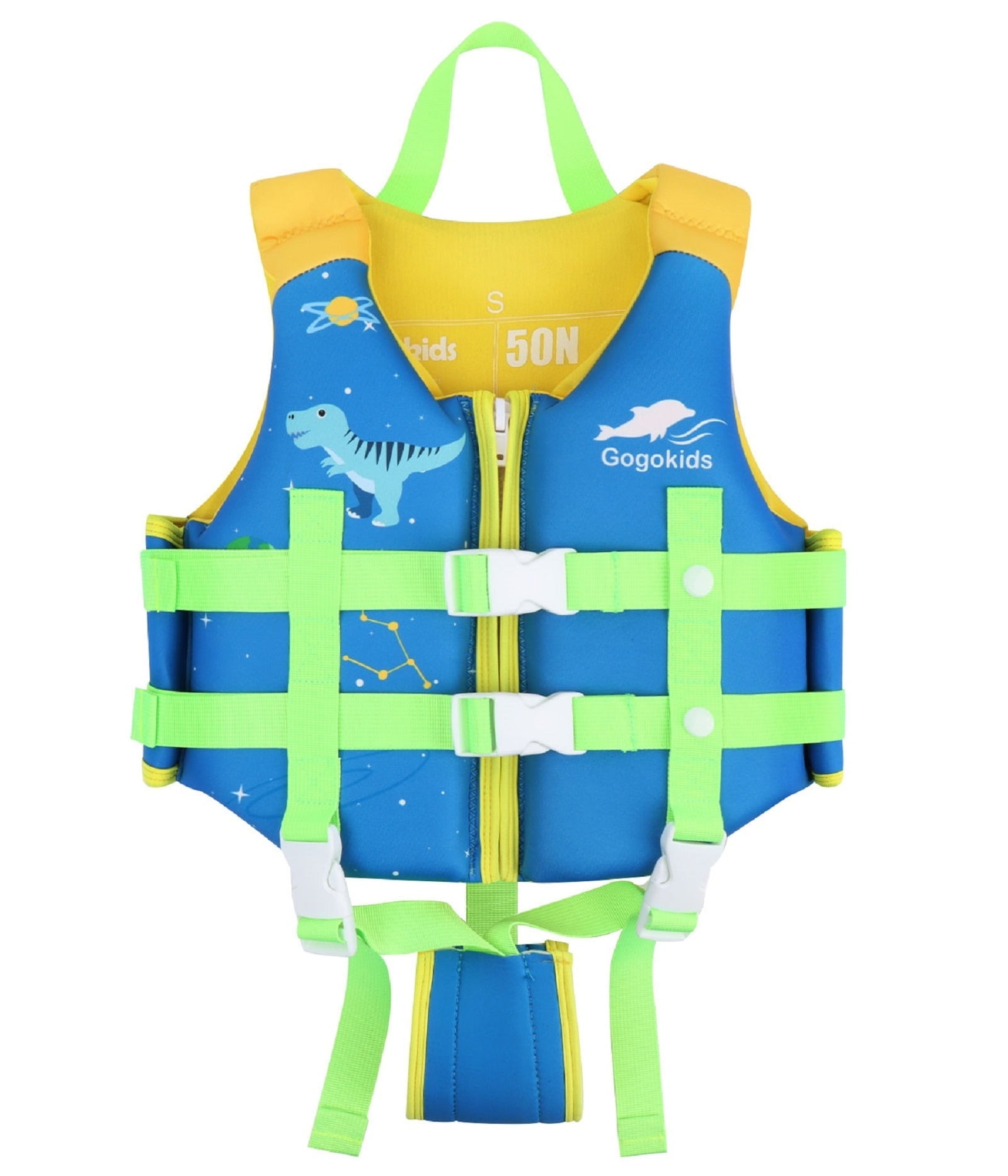 Gogokids Kids Swimming Floaty Vest, Toddler Learn to Swim Jacket ...