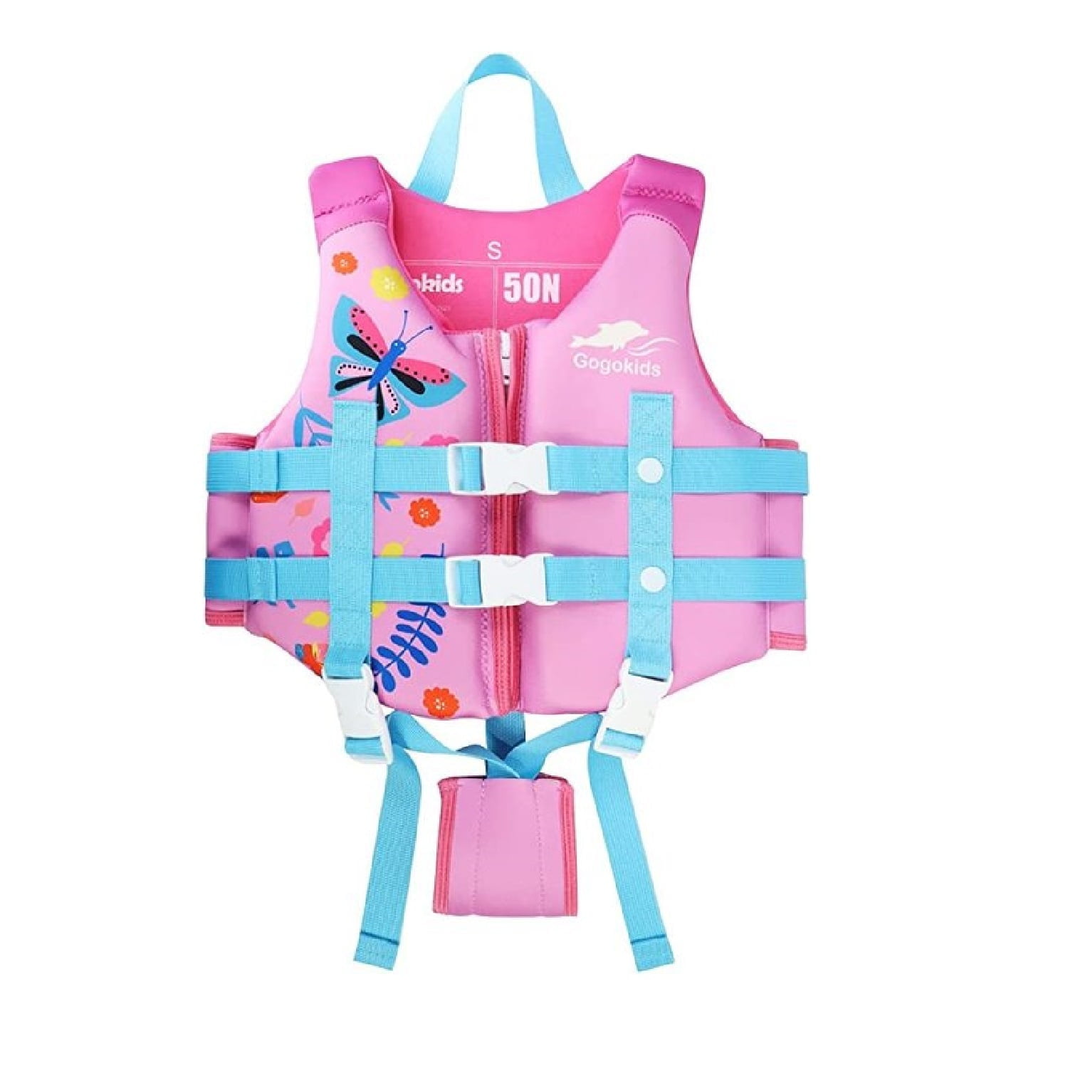 Gogokids Kids Swim Jacket, Pink, S (2-3 Years/25-35lbs), Neoprene ...