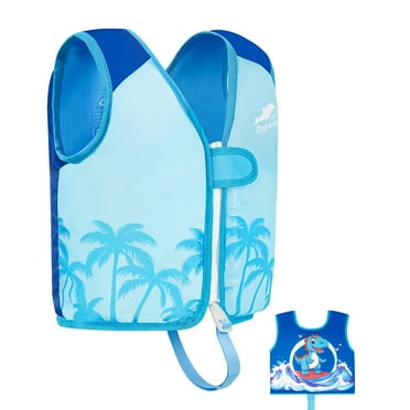 Kids Swim Vest Life Jacket-Toddler Flotation Buoyancy Swimsuit Trainer ...
