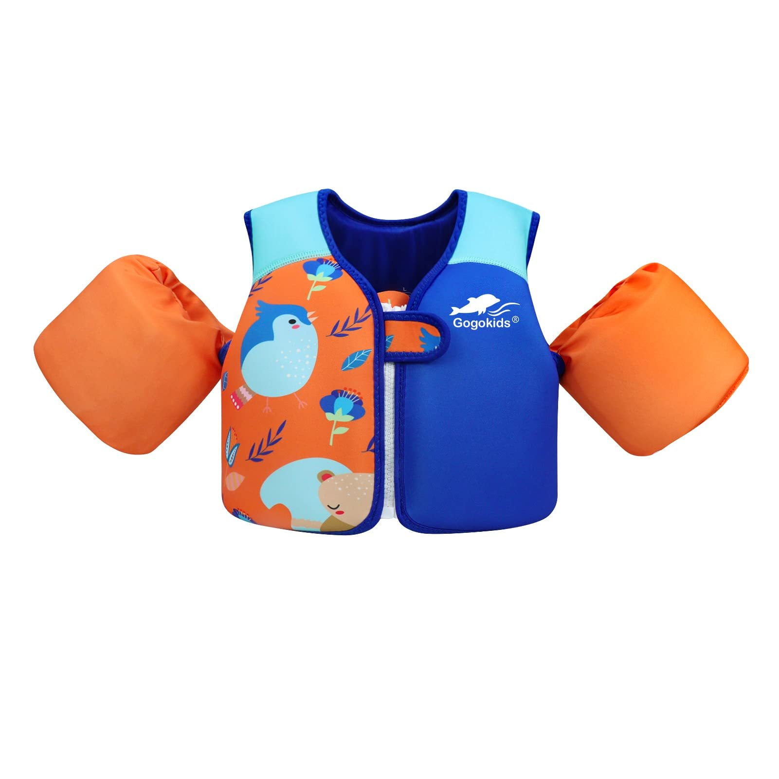 Gogokids Kids Swim Vest with Strong Buoyancy, Toddler Flotation Jackets ...