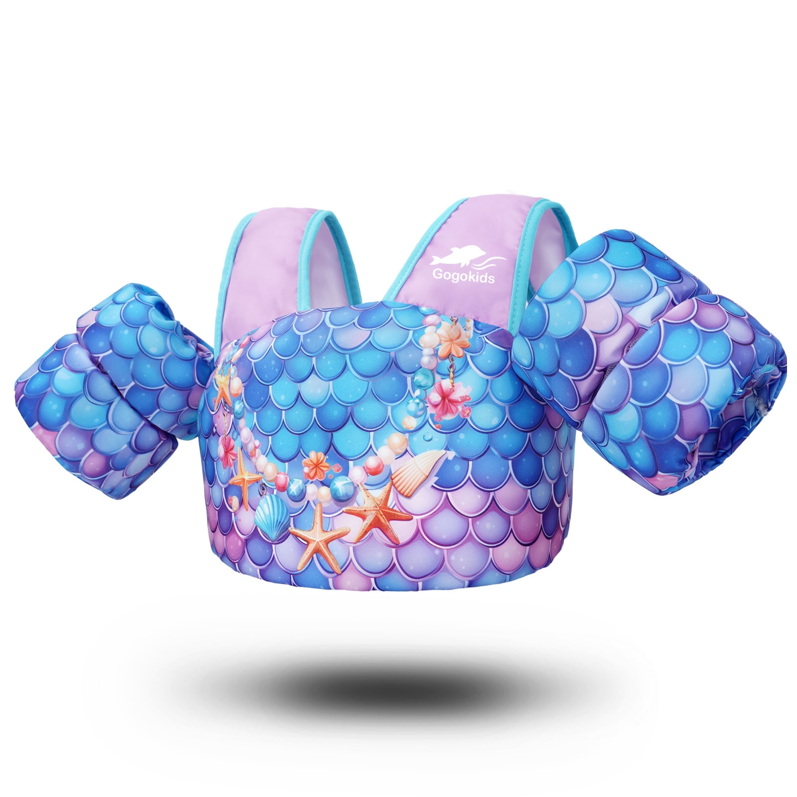 Gogokids Kids Swim Vest, Toddler Floaties with Adjustable Security ...