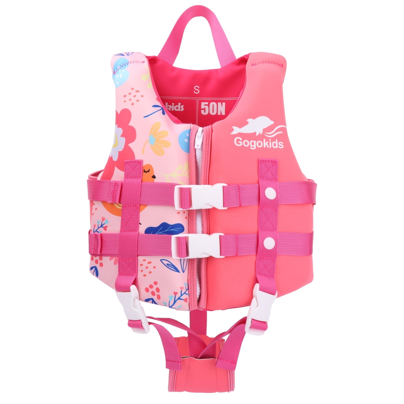 Gogokids Swim Vest, Toddler Life Jacket, Buoyancy Swimwear, Red, S (1-3 ...