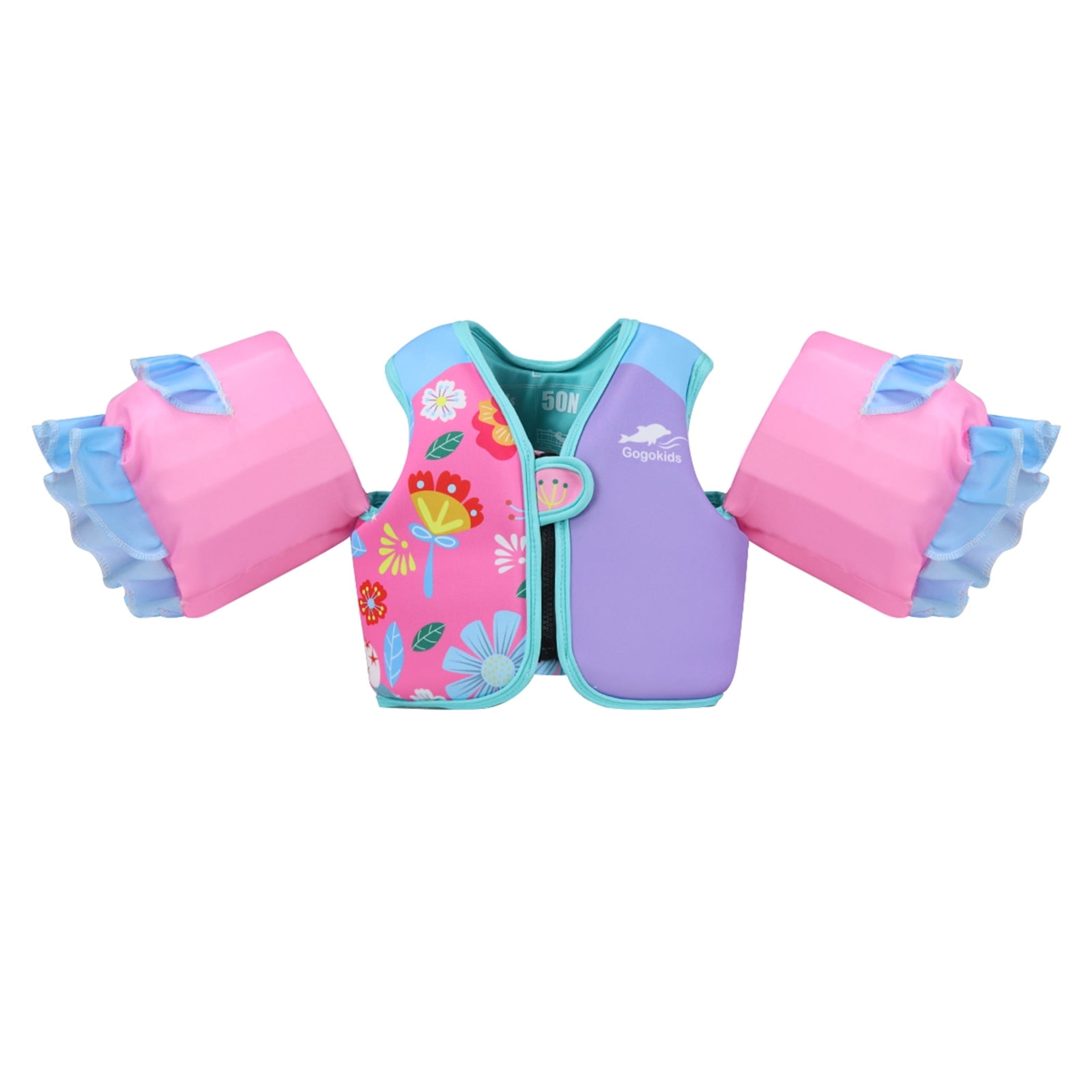 Gogokids Kids Swim Vest, Strong Buoyancy, Toddler Flotation Jacket with ...