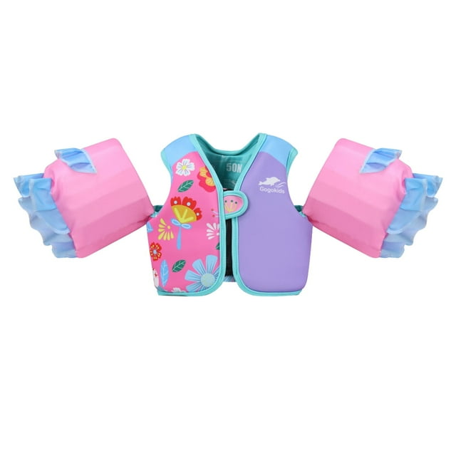 Gogokids Kids Swim Vest with Strong Buoyancy, Toddler Flotation Jackets ...