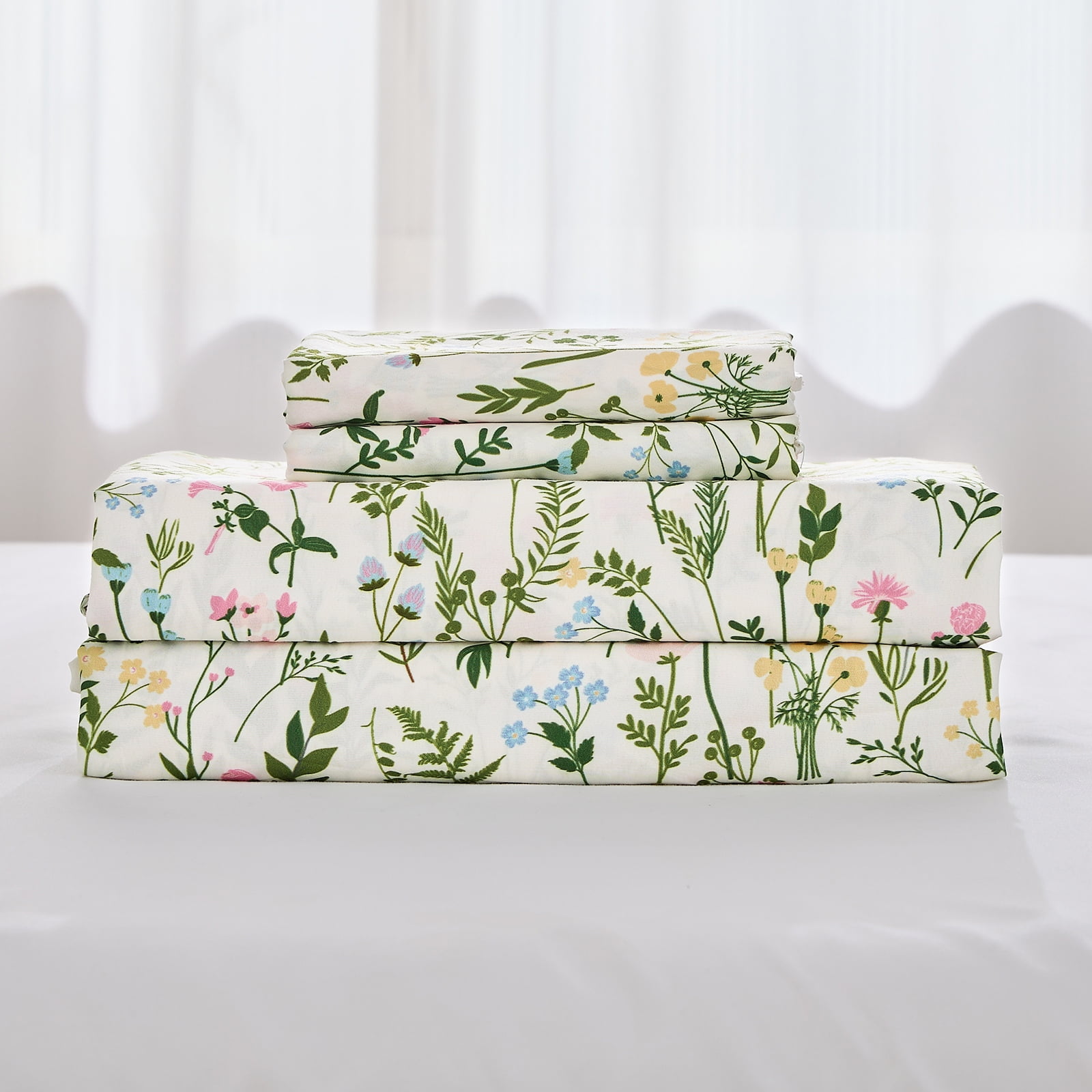 Gogreen 3PC Deep Pocket Twin Sheet Set Fit 14", Breathable Microfiber ...