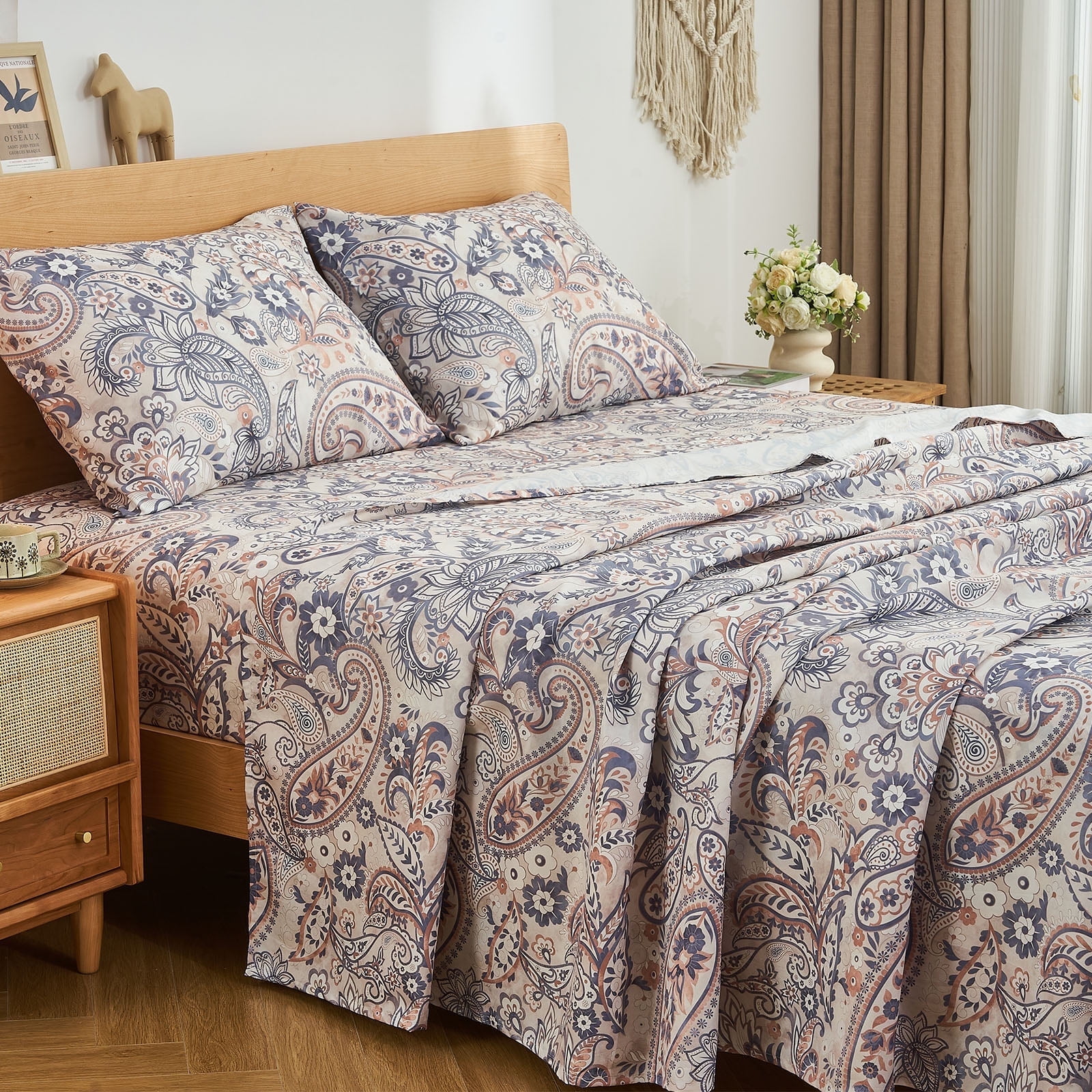 Gogreen 3PC Deep Pocket Twin Sheet Set Fit 14", Breathable Microfiber ...