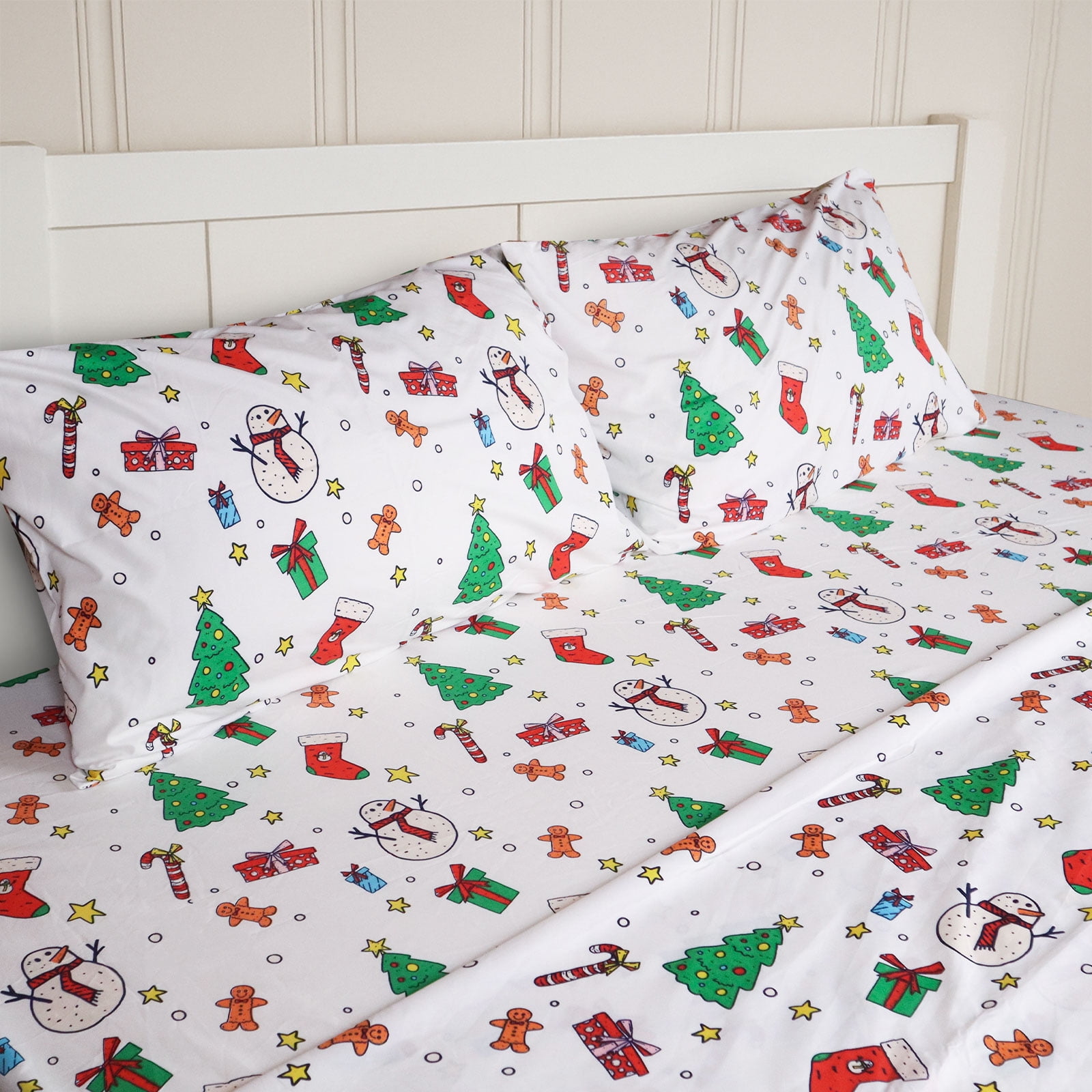 Gogreen 4PC Deep Pocket Full Sheet Set Fit 16", Breathable Microfiber ...