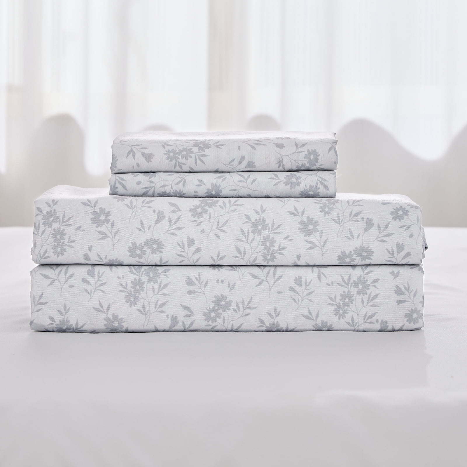 Gogreen 4PC Deep Pocket Queen Sheet Set Fit 16", Breathable Microfiber ...