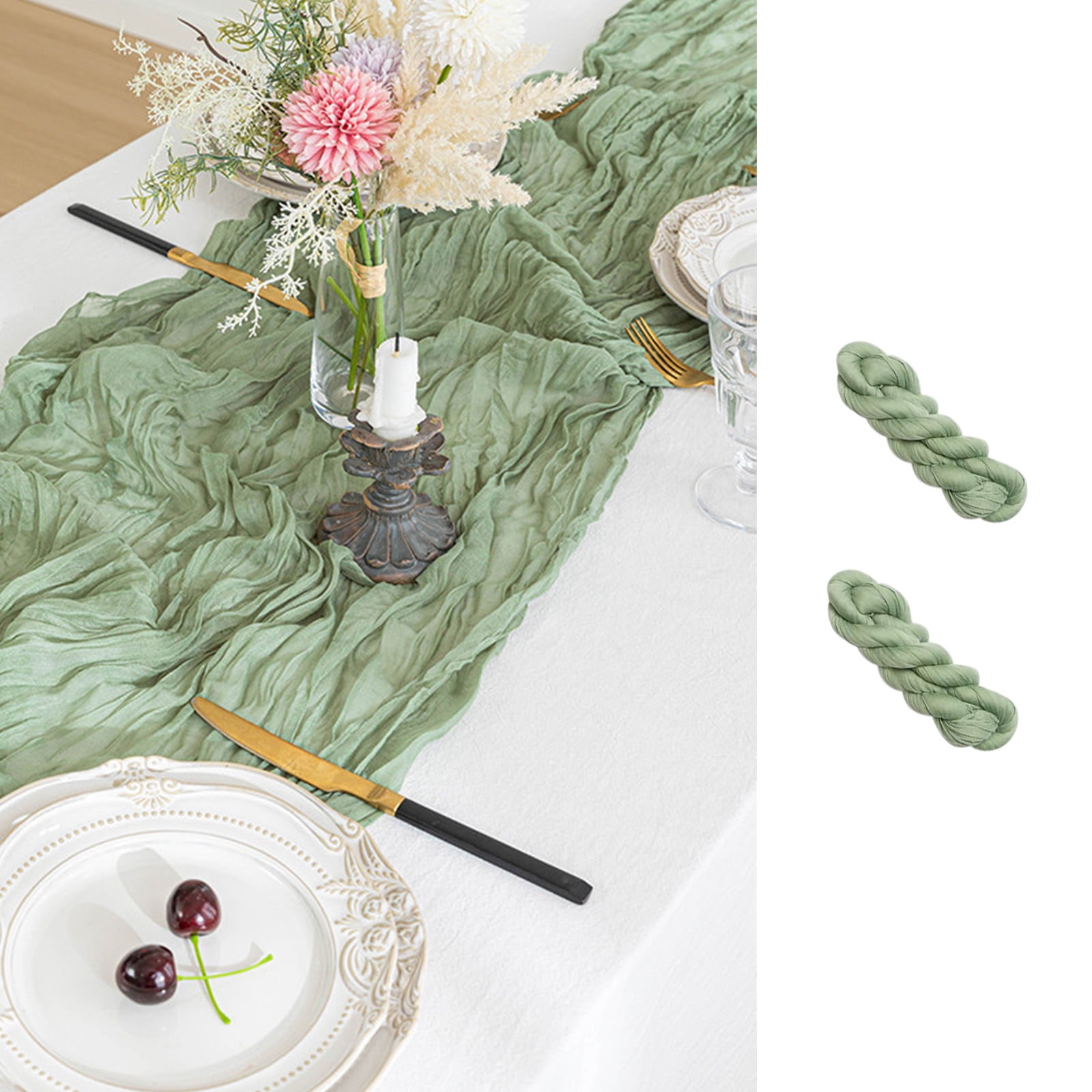 Gogreen 6 Pack Table Runner 35x120 Inches for Baby Shower Decoration ...