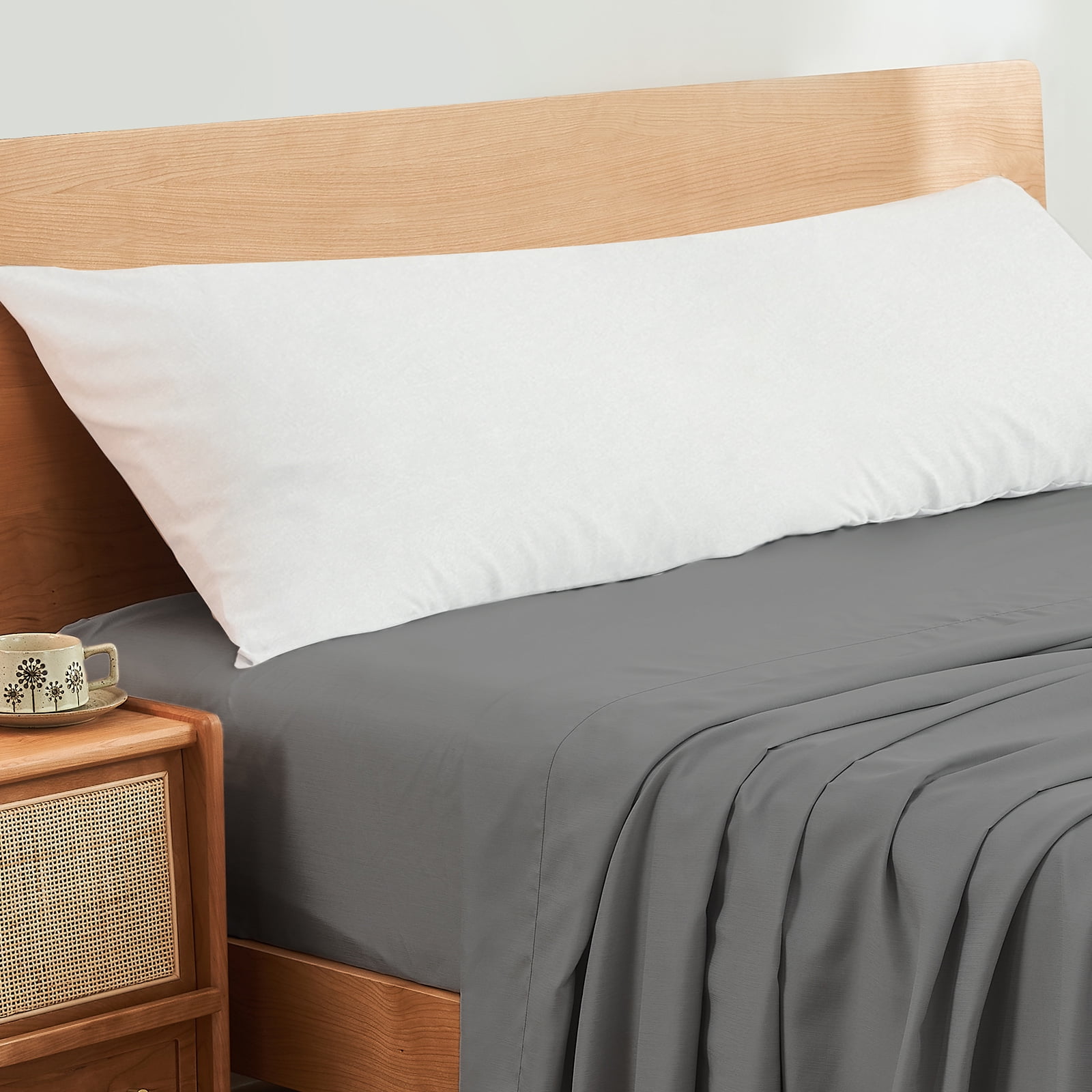 Gogreen Bamboo Rayon Terry Waterproof Body Pillow Case Cover with ...