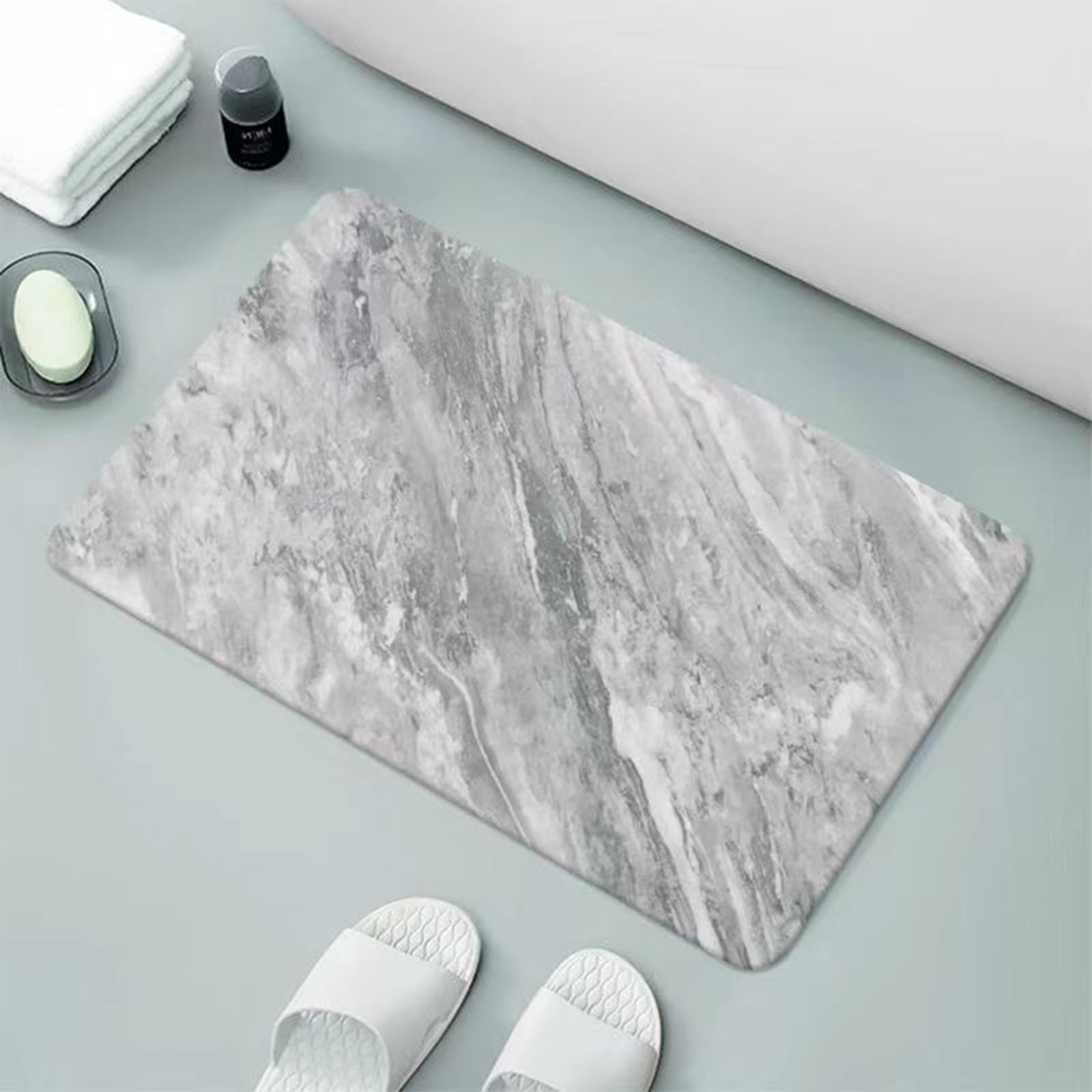 Gogreen Bath Mat - Bathroom Mat Rug Non Slip Super Absorbent Stain ...