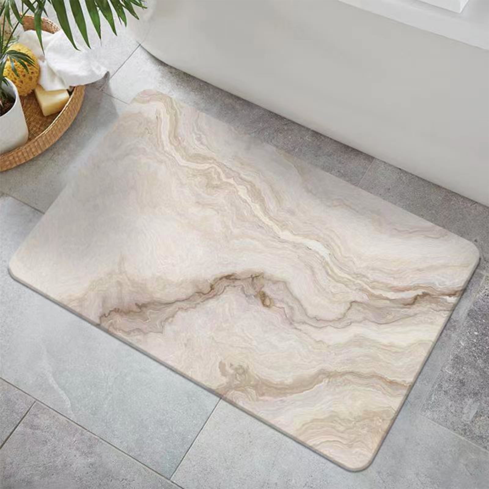 Gogreen Bath Mat - Bathroom Mat Rug Non Slip Super Absorbent Stain ...