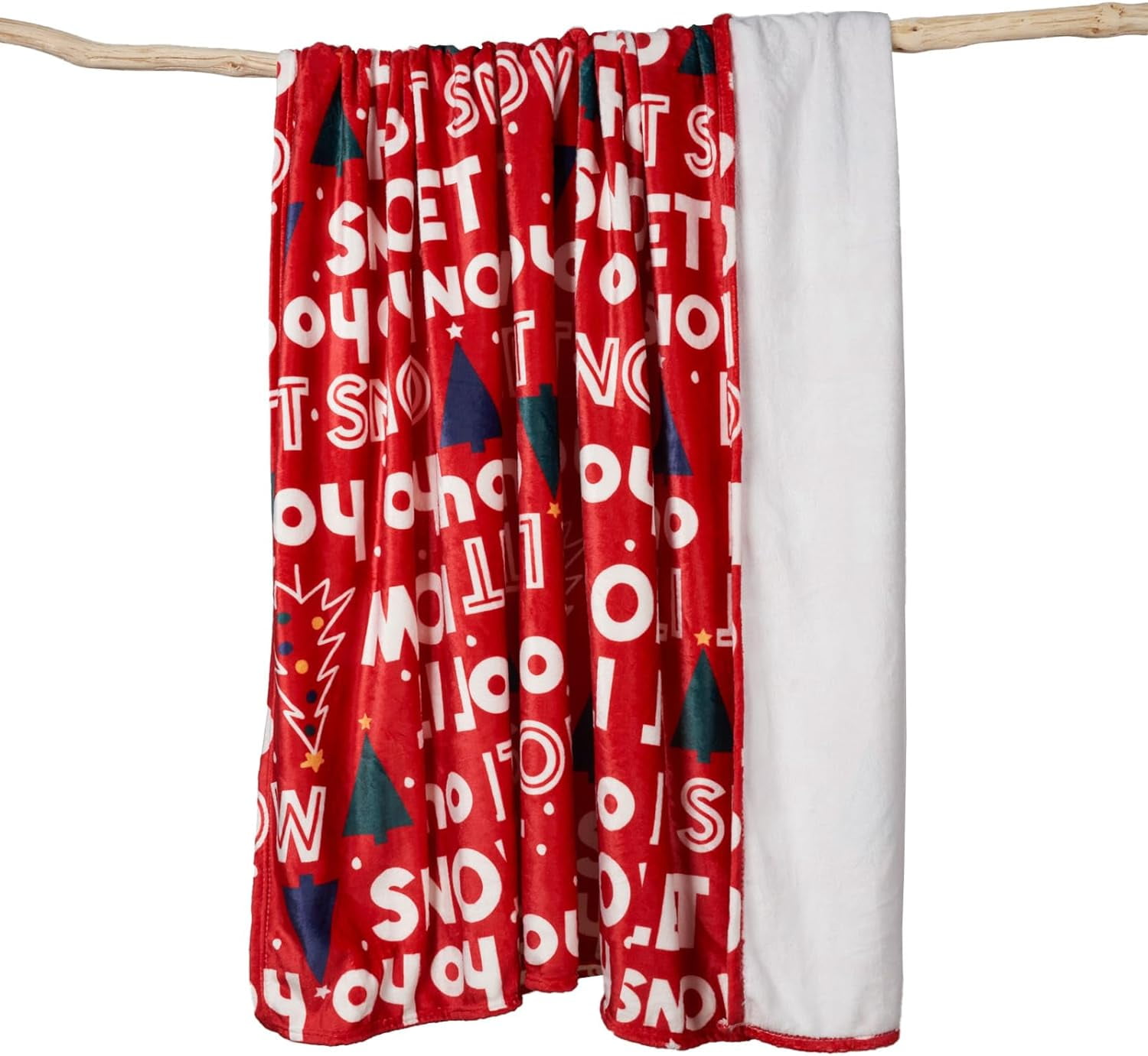 Gogreen Christmas Fleece Throw Blankets for Couch & Bed - Lightweight ...